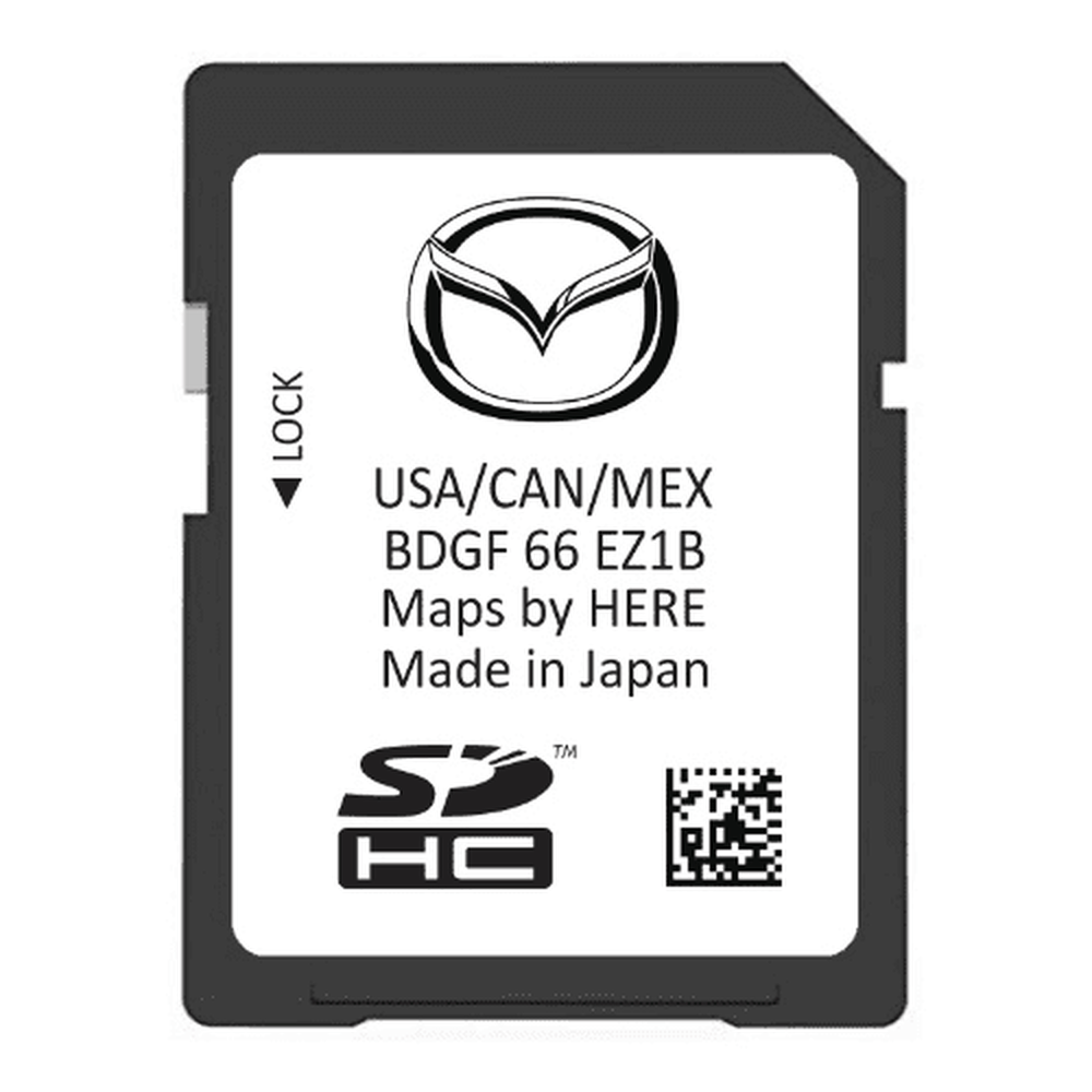 Mazda BDGF66EZ1B Navigation SD Card